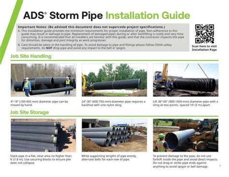 Storm Pipe Installation Guide
