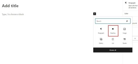 How To Add A Subheading In WordPress Quick Guide Tech Training HQ