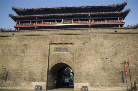 Parede Da Cidade Em Xian Imagem De Stock Imagem De Local 50822601