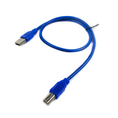 Buy Arduino Uno Cable Usb Type A To Type B Male 30cm Blue At