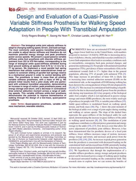 PDF Design And Evaluation Of A Quasi Passive Variable Stiffness