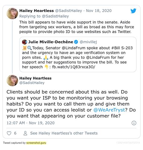 Attention Sex Workers In Canada The Canadian All The Canadian