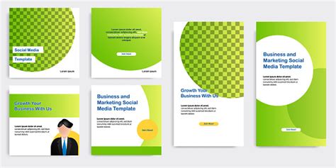 소셜 미디어 회전 목마 게시물 배너 레이아웃 와 그라데이션 녹색 배경 팁 팟캐스트 동기 부여 자기 개발 제품 광고 인플루언서 마이크로블로그 지식 템플릿 공유 개체 그룹에