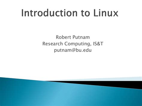 Introduction To Linux