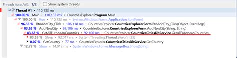 solving performance issues with dottrace