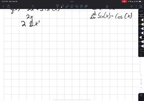 ⏩solved Calculate G X By Using The Formulas And Rules That Are… Numerade