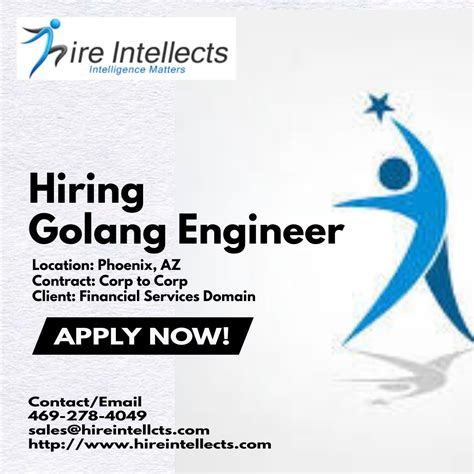 Hireintellects On Linkedin Hiring Golang Engineers Phoenix Az