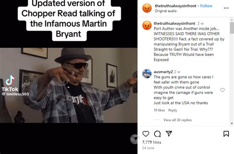 Chopper Read Video Revives Port Arthur Massacre Conspiracy Theory Aap