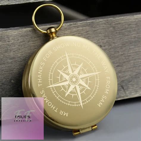 Personalised Keepsake Compass Takeout Munch Ltd