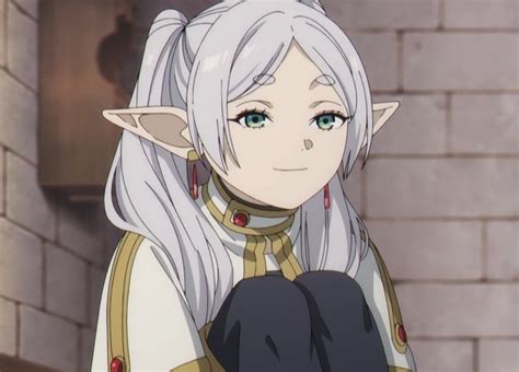 Frieren Smiling Face Anime Art Beautiful Anime Journeys End