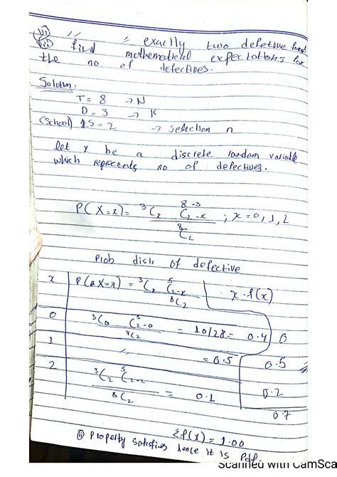SOLUTION Probability Notes With Examples Studypool