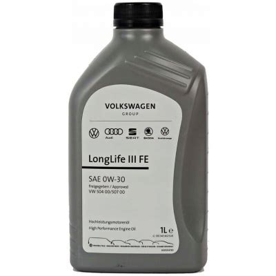 Моторное масло Volkswagen VW LongLife III FE 0W-30, 1л (73034) – фото ...