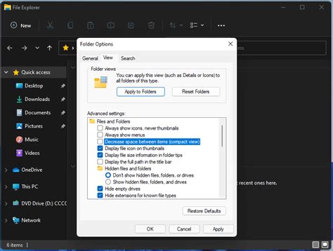 Change Windows 11 File Explorer Line Spacing With Exact Steps