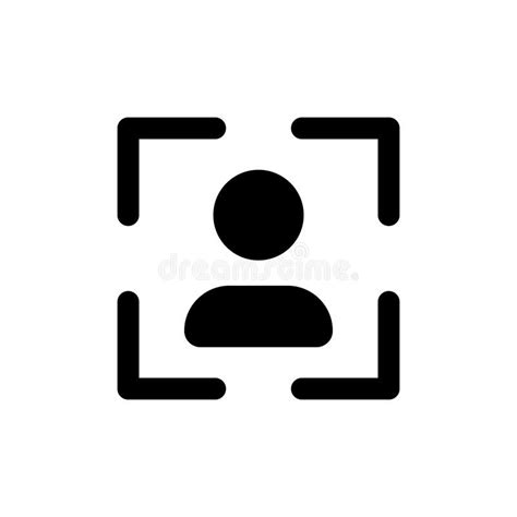 Profile Image Dark Mode Glyph Ui Icon Stock Vector Illustration Of Symbol Vector 254320796