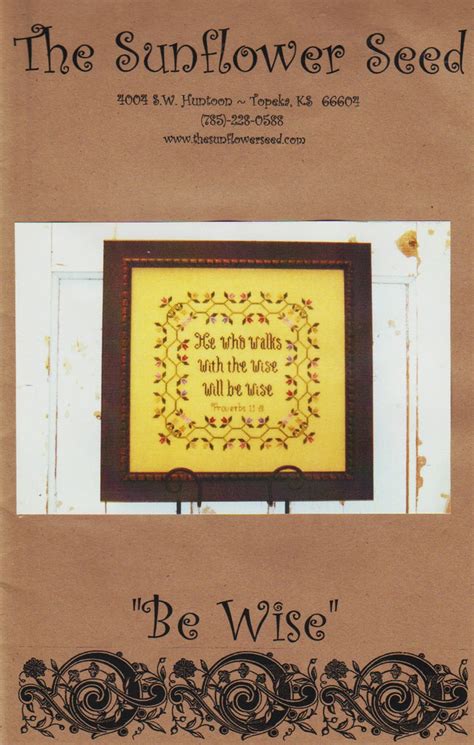 Be Wise Pattern Sandras Stitch Stash Be Wise Pattern Sandras Stitch Stash