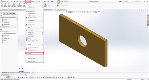 Khảo Sát ứng Xử Của Chi Tiết Bằng Solidworks Static Simulation