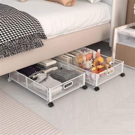 Musehomeinc Solid Wood Under Bed Storage Drawer With 49 Off