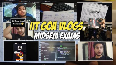 Iit Goa Hostel Life Vlogs Mid Sem Exams 🙂 Compiler Design Preparation