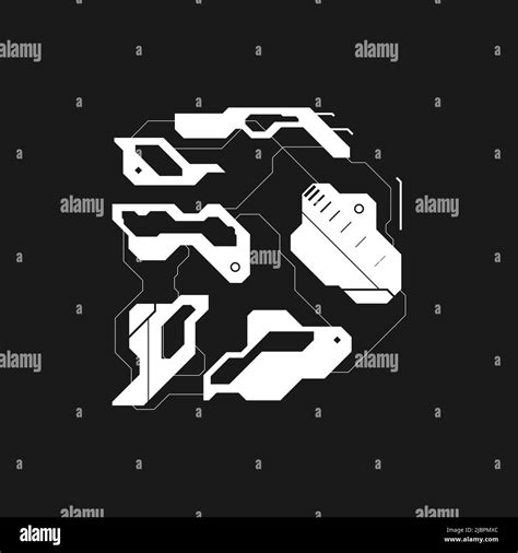 Cyberpunk Arrow Futuristic Interface Cyber Element Cyberpunk Pointer