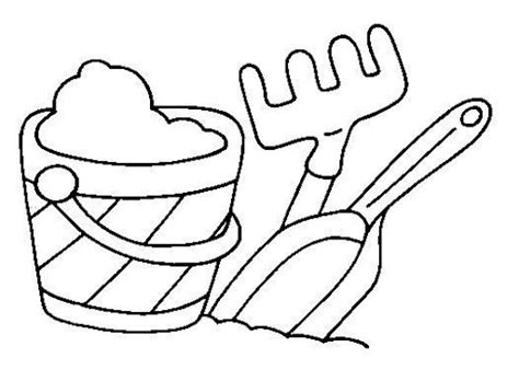 Dibujos Para Colorear De Cubos Y Palas De Playa Imagui