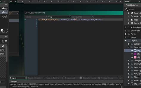 Cutscene Array Issue Rgamemaker