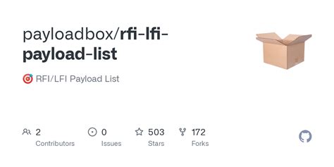 Github Payloadboxrfi Lfi Payload List 🎯 Rfilfi Payload List