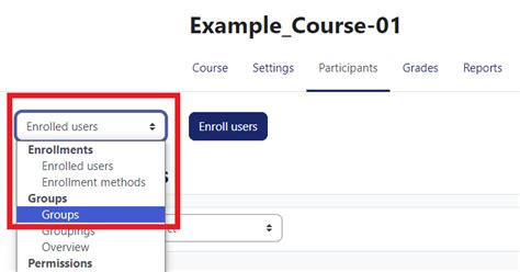 Creating Groups In Moodle Gettysburg College It Knowledge Base