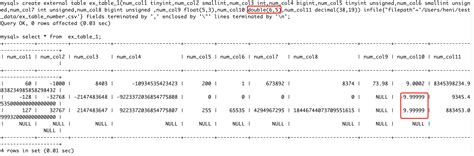 Bug Error In Reading External Table Data With Precision Greater Than Double Type · Issue