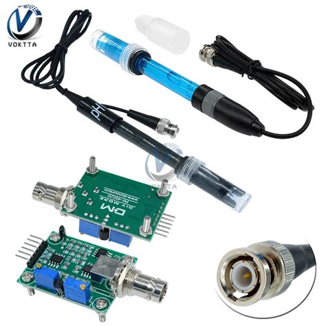 Liquid Ph 0 14 Value Detection Detect Regulator Sensor Module Monitoring Control Meter Tester