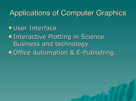 Introduction To Computer Graphics Ppt