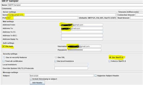 How To Send Email Using A SMTP Sever In Jmeter Stack Overflow
