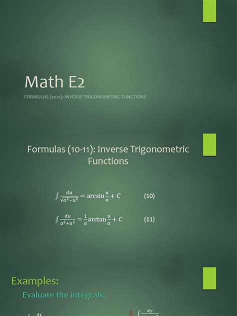Integration By Inverse Trigonometric Functions Pdf Geometry Combinatorics