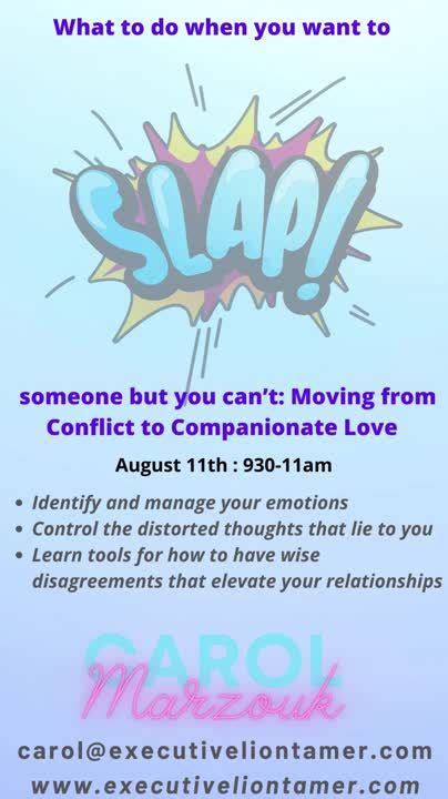 Carol Marzouk The Executive Lion Tamer®️ On Linkedin Join Carol Marzouk The Executive Lion