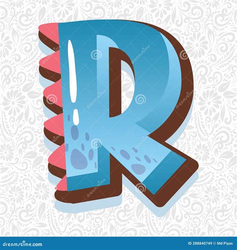 Alphabet Letter R Latter Art Alphabet Vector Font Vector Stock