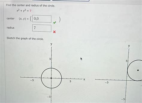 [answered] find the center and radius of the circle x y 7 center x y kunduz