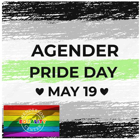 Agender Pride Day Henderson Equality Center Henderson Equality Center