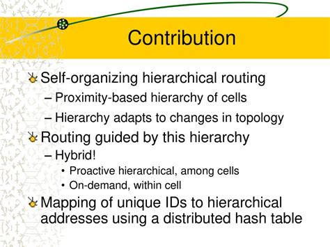 self organizing hierarchical routing for scalable ad hoc networking