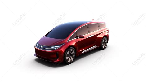 최첨단 3d 모델 흰색 배경에 고립 된 빨간색 전기 미니밴 자동차 최첨단 3d 모델 흰색 배경에 고립 된 빨간색 전기 미니밴 자동차 사진 최첨단 3d 모델 흰색