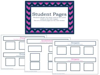 Sorting Polygons 4 6D By Ms Taylor S Must Haves TPT
