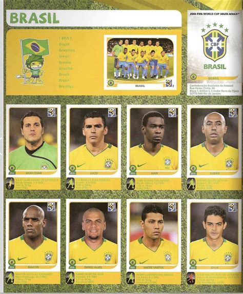 2010 P1 Copa Do Mundo Seleção Brasileira Brasil Cbf