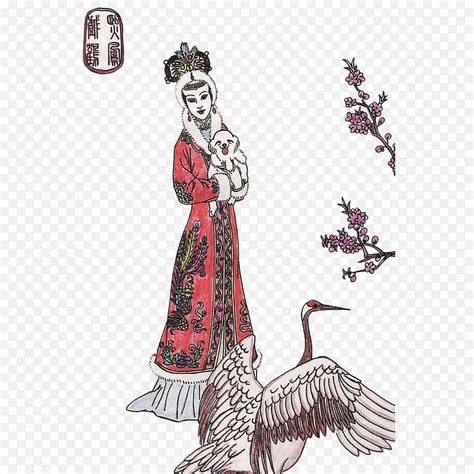 红楼梦插画人物王熙凤png图片素材下载图片编号qbarkkne 免抠素材网