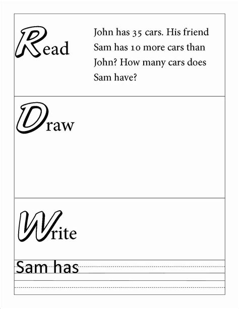 Draw And Write Template