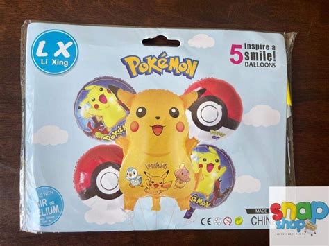 Set De Globos Pokemon