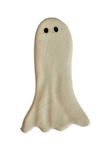 Ruby Z Vintage Ceramic Ghost Brooch Boo Halloween Pin Ebay