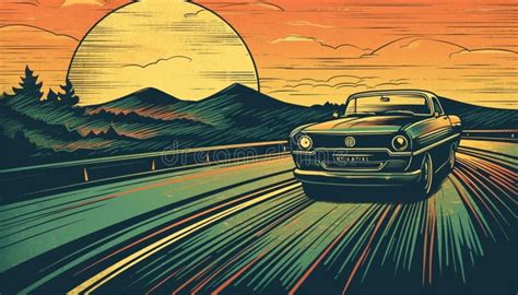 Vanishing Point Driving Through The Mysterious Forest Generated By Ai