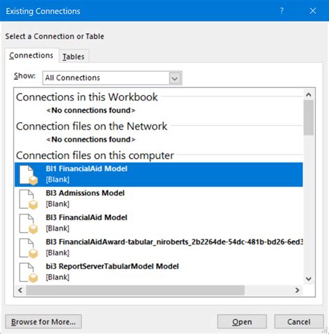 How To Connect To Tabular Models In Excel Davidson Technology