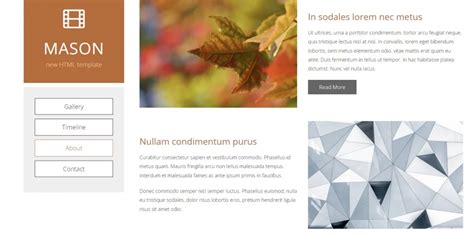 Скачать бесплатно готовый Html Css шаблон блога Mason