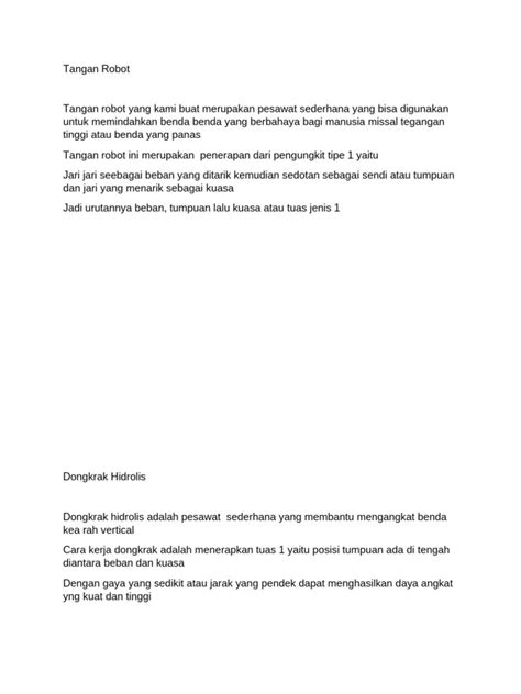 Tangan Robot Pdf