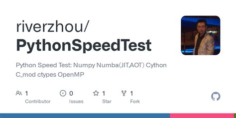 Github Riverzhoupythonspeedtest Python Speed Test Numpy Numbajitaot Cython Cmod Ctypes