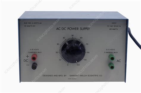 AC DC Variable Power Supply Unit Stock Image C005 5932 Science Photo Library